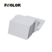 China Waterproof Glossy PVC Plastic Blank Card Customized Size For Direct Inkjet Printing for sale