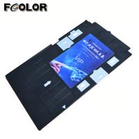 China FCOLOR Double Side PVC Blank White Plastic Cards Printable for Inkjet Printing for sale