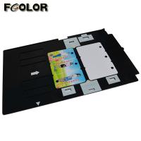 China FCOLOR Double Side PVC Blank White Plastic Cards Printable for Inkjet Printing for sale