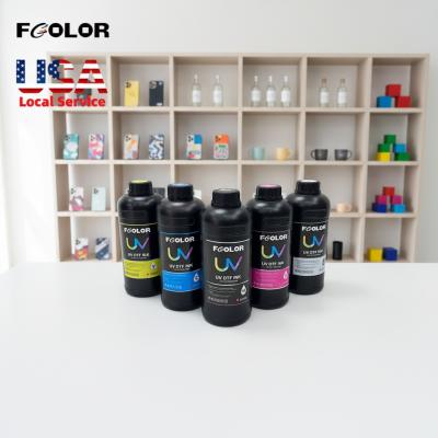 China FCOLOR 30CM 60CM UV DTF Transfer Film Ink for Epson I3200 UV DTF Printer Direct Print AB Film for sale