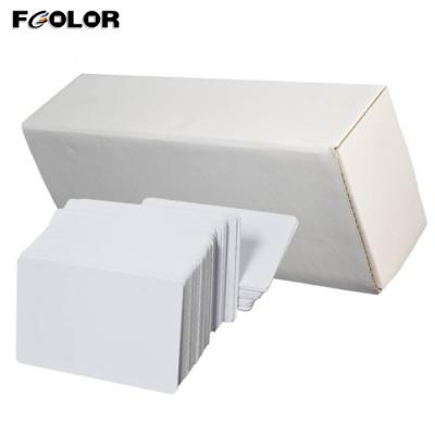 China Credit Card Size PVC Card Blank Plain White Cr80 30mil Printable Plastic Id Cards for sale