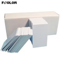 China Credit Card Size PVC Card Blank Plain White Cr80 30mil Printable Plastic Id Cards for sale