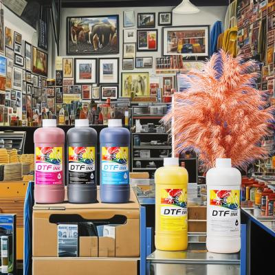 China High Quality 1000ml Fcolor DTF Printer Film Ink for Epson L1800 L1300 R2400 L805 L800 XP600   I3200 Printer Pigment Ink Type for sale