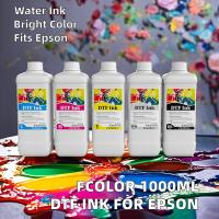 China High Quality 1000ml Fcolor DTF Printer Film Ink for Epson L1800 L1300 R2400 L805 L800 XP600   I3200 Printer Pigment Ink Type for sale