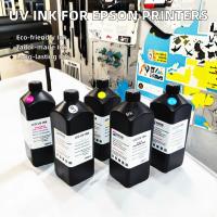 China 1000ml Soft Neutral Hard LED Curable UV Printing for Ink Refill for Epson XP600 TX800 I3200 DX5 DX7 L805 Printers for All Models for sale