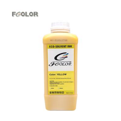 China Fast Drying Eco Solvent Water Based Ink For Epson I3200 E1 Solvent Printer Head for sale