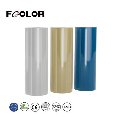 China FCOLOR Wholesale Cheap AB Cold Film Printing UV DTF Sticker DIY Logo Custom Transfer on Pet Paper & Film for sale
