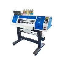 China FCOLOR 2 Head 60CM Pet Film I3200 XP600 DTF Printer for Tshirt Printing with 24'' Powder Shaker Dryer for sale