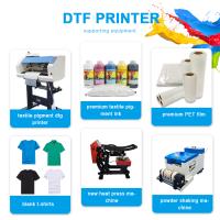 China FCOLOR Double Side Hot Peel 30cm 33cm 43cm 60cm Roll DTF PET Film for I3200 Dtf Printer for sale