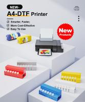 China Fcolor New Smart T-shirt Printing Machine A4 PET Film Transfer DTF Printer L8050 L8058 with Original RIP Software for sale