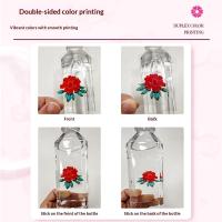 China FCOLOR UV DTF Printer Crystal Label UV Color White Double-Sided Small Printer Roll Logo UV Label Glossy for sale