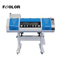 China FCOLOR Full-Automatic Fast Industry Digital Double XP600 I3200 DTF Printer 60cm for Pet Film Transfer T-Shirts Printing for sale