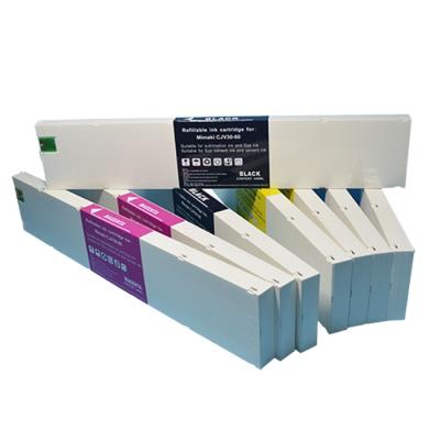 China FCOLOR BN20 Eco Sol Max Ink Cartridge Clogging free With Ink And Chip for sale