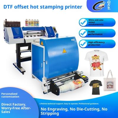 China FCOLOR 60CM DTF PRINTER XP600 HEAD WATER BASED INK for T SHIRTS HATS JEANS CE CERTIFIED FAST SHIPPING to EU US MIDDLE EAST for sale