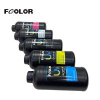 China FCOLOR Digital Offset Printing LED UV Ink for XP600 I3200 L1800 L805 DX5 DX7 Printer for sale