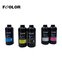 China FCOLOR Digital Offset Printing LED UV Ink for XP600 I3200 L1800 L805 DX5 DX7 Printer for sale