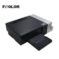 China FCOLOR New Arrivals Customize A4 Dtf Printer Automatic DTF Pink Printing Machine T Shirt DTF Printer for Clothes for sale
