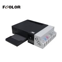 China FCOLOR New Arrivals Customize A4 Dtf Printer Automatic DTF Pink Printing Machine T Shirt DTF Printer for Clothes for sale