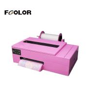China Pink Color Smart T Shirt DTF Printer A4 Roll To Roll Pet Film DTF Machine With XP600 Head for sale