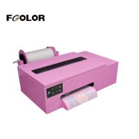 China Pink Color Smart T Shirt DTF Printer A4 Roll To Roll Pet Film DTF Machine With XP600 Head for sale