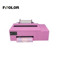 China Semi Auto A4 Small DTF Flatbed Printer PET Film T Shirt Textile Printing Machine for sale