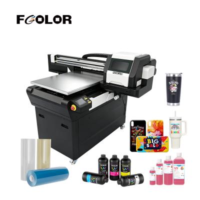 China FCOLOR UV6090E-C Industrial I3200 Flatbed Printer with Vision-Guided Precision for High-Quality UV Printing for sale