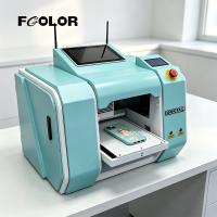 China FCOLOR 300×500mm A3+ Flatbed Printing UV Printer Plug And Play Built In PC 6 Color Curing for sale