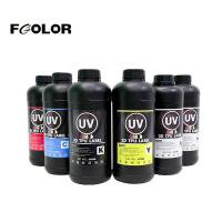 China FCOLOR 1000MLLogo Customizable Transfer Film 3D Label Logo Textile Printing DTF TPU UV Ink for Plain Oversized T-shirt for sale
