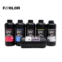 China FCOLOR 1000MLLogo Customizable Transfer Film 3D Label Logo Textile Printing DTF TPU UV Ink for Plain Oversized T-shirt for sale
