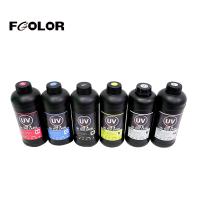 China FCOLOR 1000MLLogo Customizable Transfer Film 3D Label Logo Textile Printing DTF TPU UV Ink for Plain Oversized T-shirt for sale