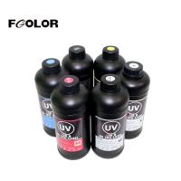 China FCOLOR 1000MLLogo Customizable Transfer Film 3D Label Logo Textile Printing DTF TPU UV Ink for Plain Oversized T-shirt for sale