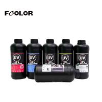 China FCOLOR 1000MLLogo Customizable Transfer Film 3D Label Logo Textile Printing DTF TPU UV Ink for Plain Oversized T-shirt for sale