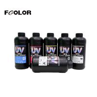 China FCOLOR UV DTF Printing Film 3D UV Epoxy Film for Garments 3D Digital Jelly Glue Sticker Labels UV Ink for sale