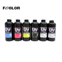 China FCOLOR UV DTF Printing Film 3D UV Epoxy Film for Garments 3D Digital Jelly Glue Sticker Labels UV Ink for sale