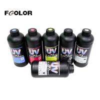 China FCOLOR UV DTF Printing Film 3D UV Epoxy Film for Garments 3D Digital Jelly Glue Sticker Labels UV Ink for sale