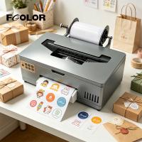 China FCOLOR LP210 A4 Color Label Printer — 7PPM 5760dpi Inkjet Label Photo Sublimation Printer with Continuous Ink System for sale