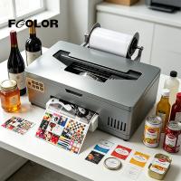 China FCOLOR LP210 A4 Color Label Printer — 7PPM 5760dpi Inkjet Label Photo Sublimation Printer with Continuous Ink System for sale