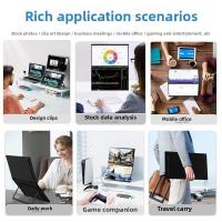 China Source Factory Wholesale 15.6 Inch Folding Dual Screen Portable Monitor ultra Thin IPS LCD LED Full HD 60Hz Gaming USB for sale