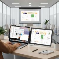 China 14 Inch Ultra Thin Portable Extended Sub Monitor for Laptop Business Meeting Outdoor Live Streaming for sale