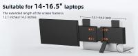 China 14 Inch IPS Type C Lightweight Portable Expandable Sub Screen for Laptop Travel Entertainment Gaming for sale
