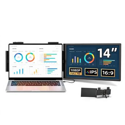 China New Source Factory 14Inch Right Portable Display 16:9 LED Backlit Laptop Sub Screen Wholesale Customizable for sale