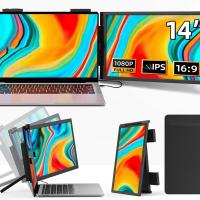 China Wholesale Customizable 14Inch Expansion Monitor One Line Communication Laptop External Auxiliary Display for sale