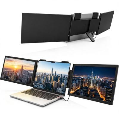 China Wholesale Customizable 14Inch LED Backlit Dual Monitor 6ms Response Time Stock Trading Multi Display for sale