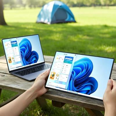 China 2026 New 21.4Inch 100Hz 6ms IPS Portable Monitor Built-in Speaker Type-C Port for Business Laptop PC Game Console Use for sale