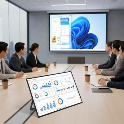 China Wholesale 21.4 Inch IPS Panel 100Hz 6ms Portable Screen with Speaker Type-C for Laptop Business Extension for sale
