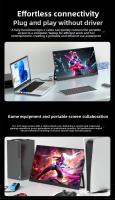 China 2026 Hot Sale 100Hz 6ms Response IPS Portable Monitor Split Mode Multi Screen Display for PC Laptop for sale