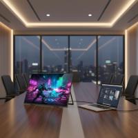 China Wholesale Portable Monitor with Monitor Stand 100Hz 6ms Response Extended Working Screen for PC Notebook for sale