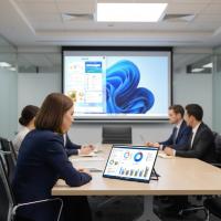 China Wholesale IPS LED Mirror Mode Portable Monitor 23.8 Inch Office Display Screen for PC for sale