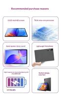 China New 10.95 Inch Octa Core 6GB RAM 6000mAh Battery Tablet PC High-Definition Eye Protection Display Android 4G Entertainment Pad for sale