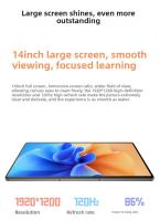China Portable 14 Inch Android Tablet Octa-Core MTK 1.8GHz 6GB RAM 4G GSM WiFi 1920x1200 Capacitive Screen New Business Travel for sale
